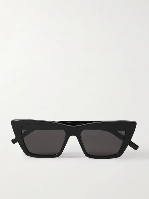 Saint Laurent Mica Cat-eye Sunglasses - Black