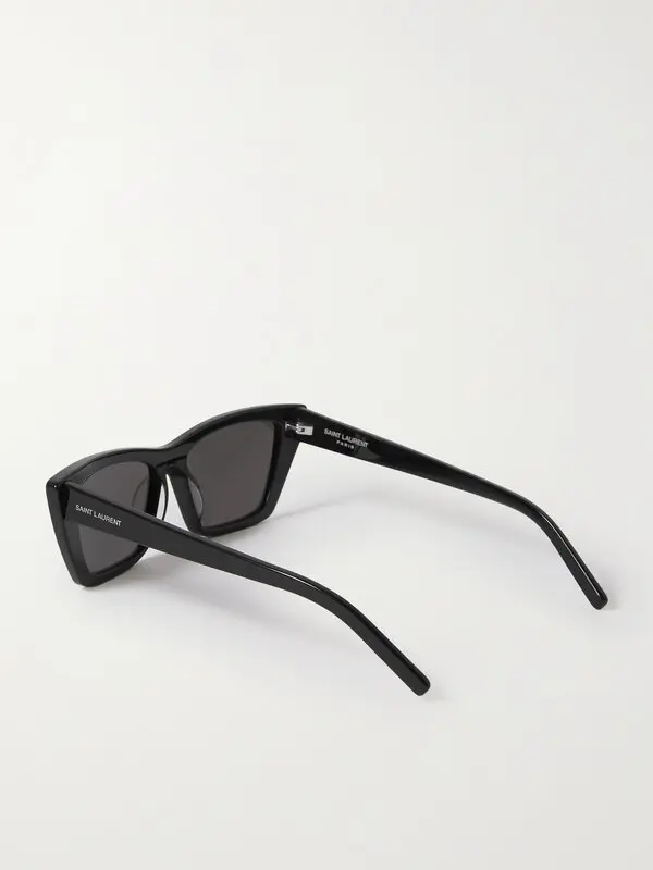 Saint Laurent Mica Cat-eye Sunglasses - Black