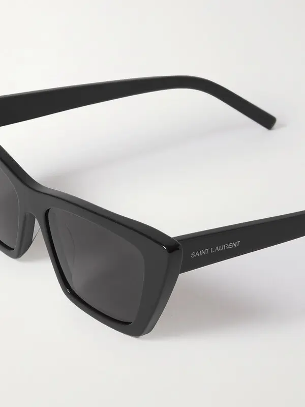 Saint Laurent Mica Cat-eye Sunglasses - Black