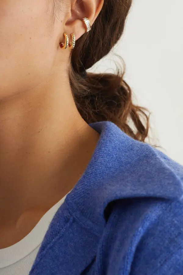 ANITA KO Zoe 18-karat Hoop Earrings