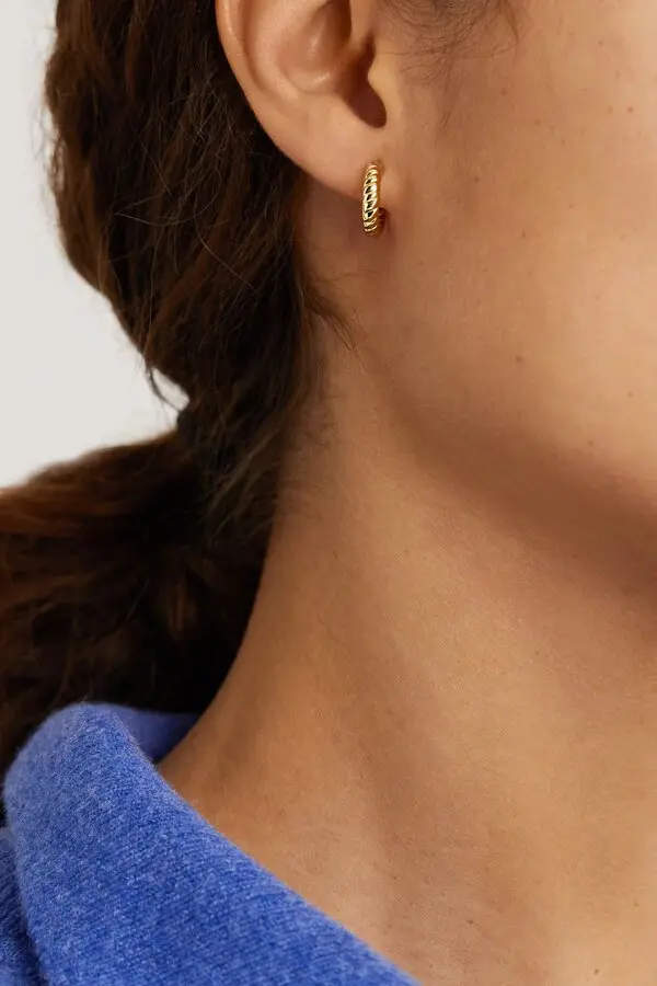 ANITA KO Zoe 18-karat Hoop Earrings