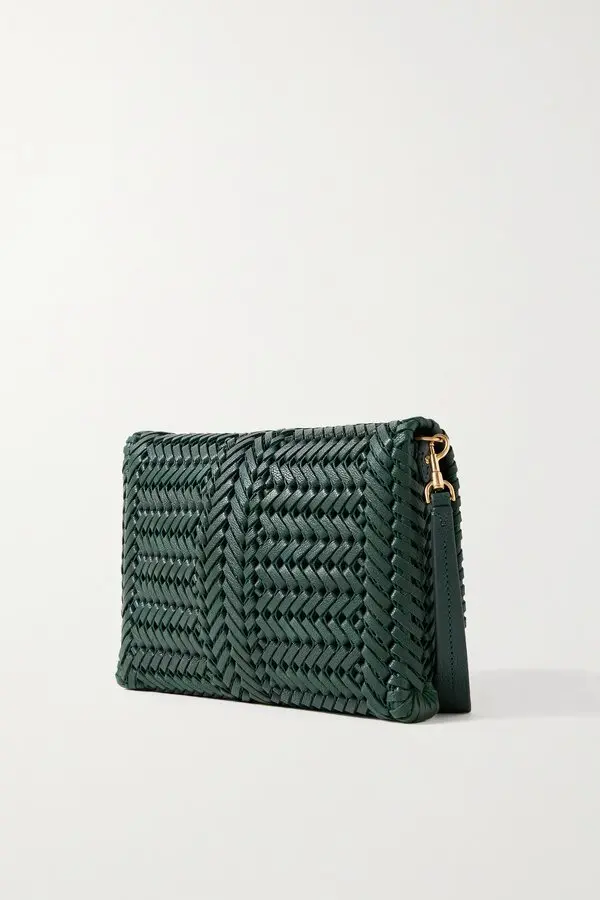 ANYA HINDMARCH Neeson Woven Leather Shoulder Bag
