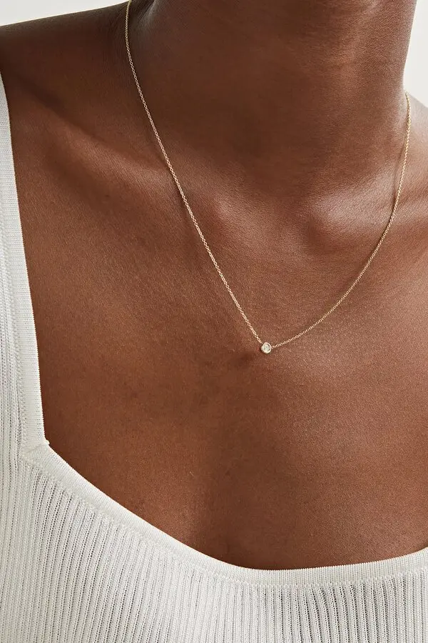 STONE AND STRAND Necklace With Diamond