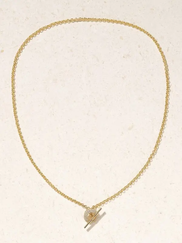 STONE AND STRAND 14-karat Diamond Necklace - Gold