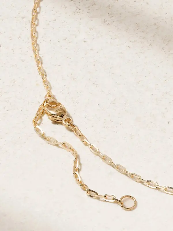 Jia Jia 14-karat Quartz And Diamond Necklace
