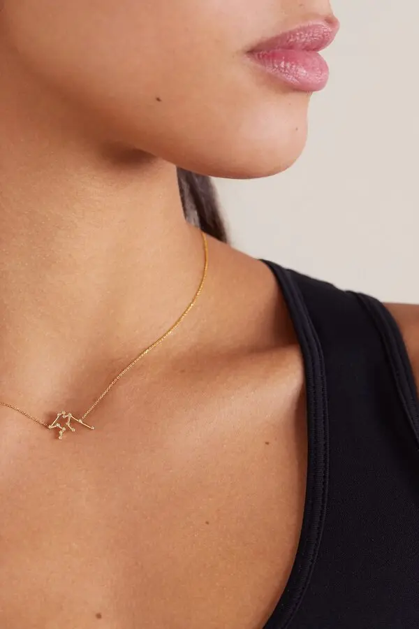 Sarah & Sebastian Celestial Aquarius 10-karat Diamond Necklace