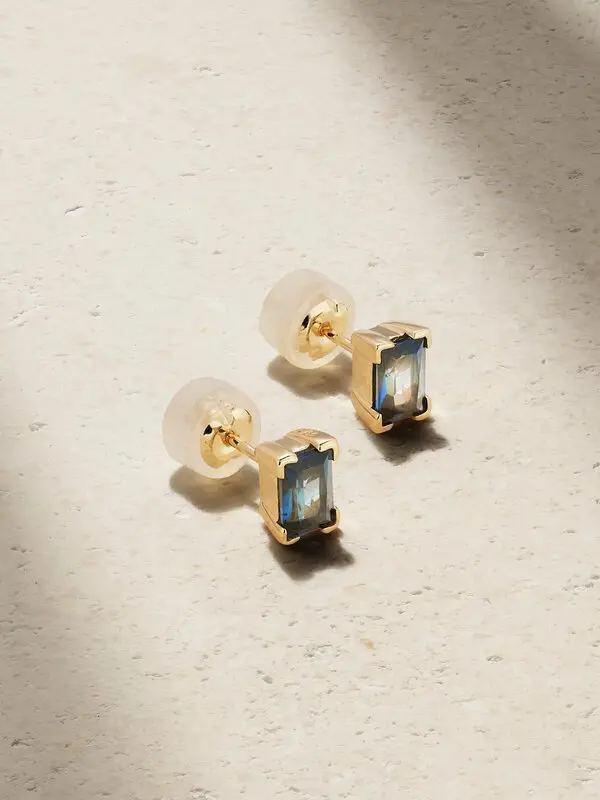 MELISSA JOY MANNING 14-karat Recycled Topaz Stud Earrings - Gold