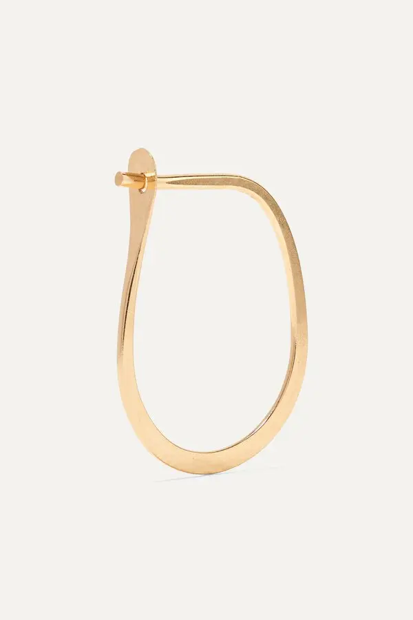 MELISSA JOY MANNING Teardrop 14-karat Hoop Earrings