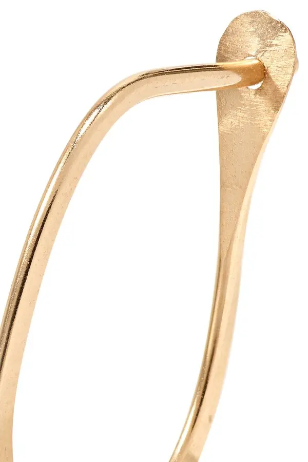 Melissa Joy Manning Teardrop 14-Karat Hoop Earrings - Gold