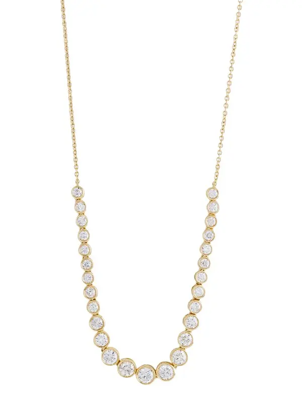 STONE AND STRAND Let It Slide 10-karat Diamond Necklace