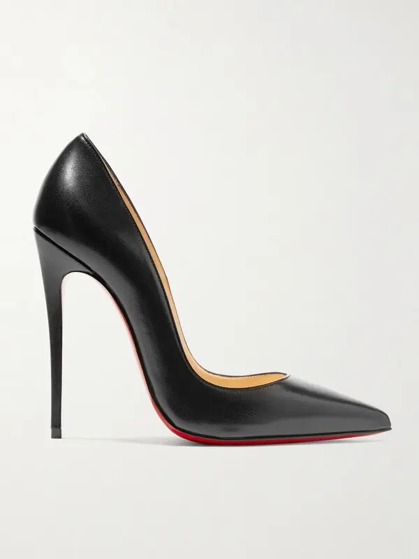 CHRISTIAN LOUBOUTIN So Kate 120 Leather Pumps - Black