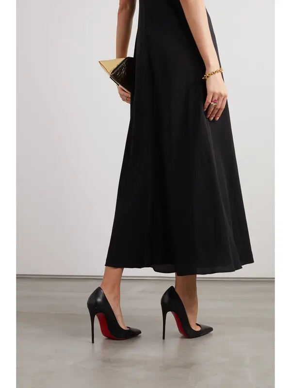 CHRISTIAN LOUBOUTIN So Kate 120 Leather Pumps - Black