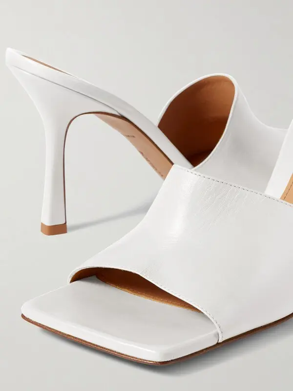 Bottega Veneta Leather Mules - White