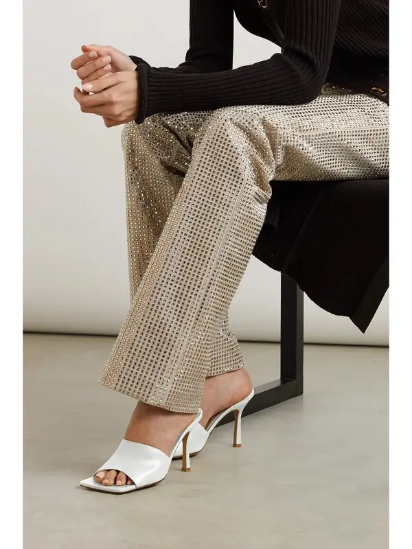 Bottega Veneta Leather Mules - White