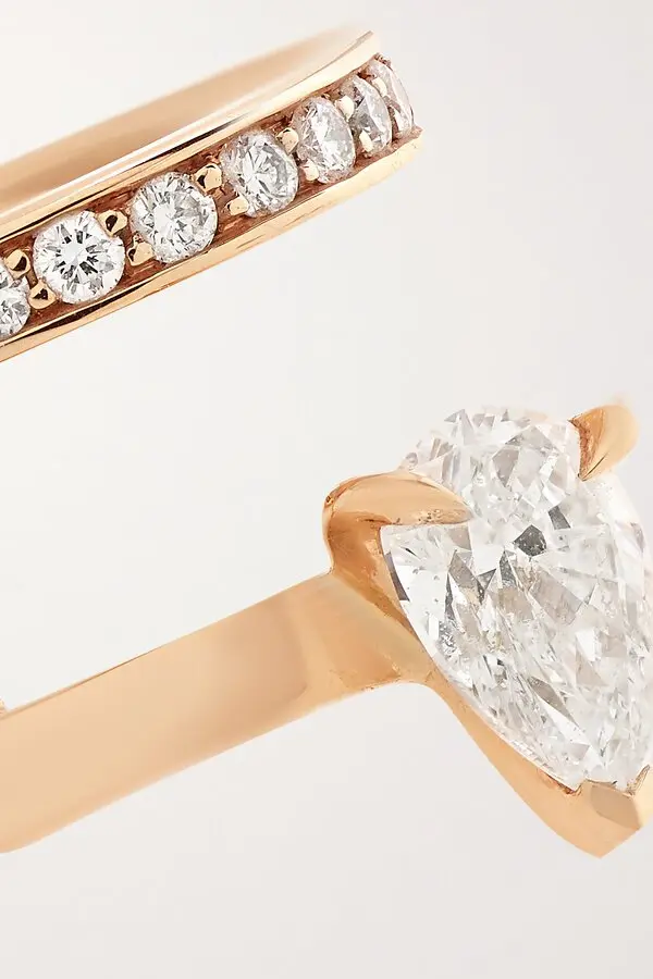 REPOSSI Serti Sur Vide 18-karat Diamond Ear Cuff - Gold