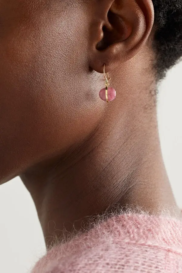 MELISSA JOY MANNING 14-karat Recycled Sapphire Drop Earrings