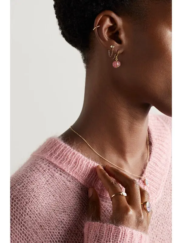 MELISSA JOY MANNING 14-karat Recycled Sapphire Drop Earrings
