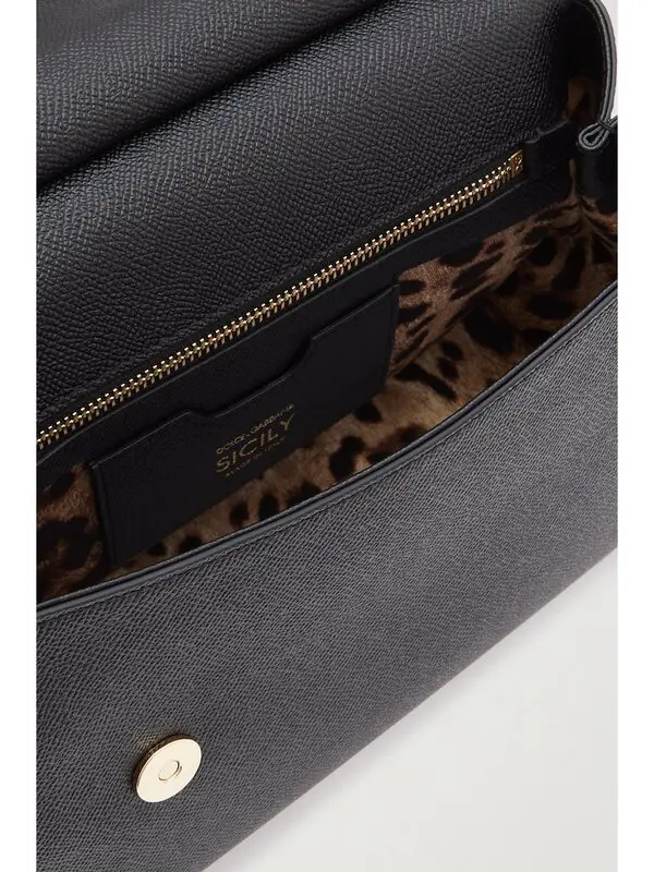 Dolce & Gabbana Sicily Textured-leather Tote