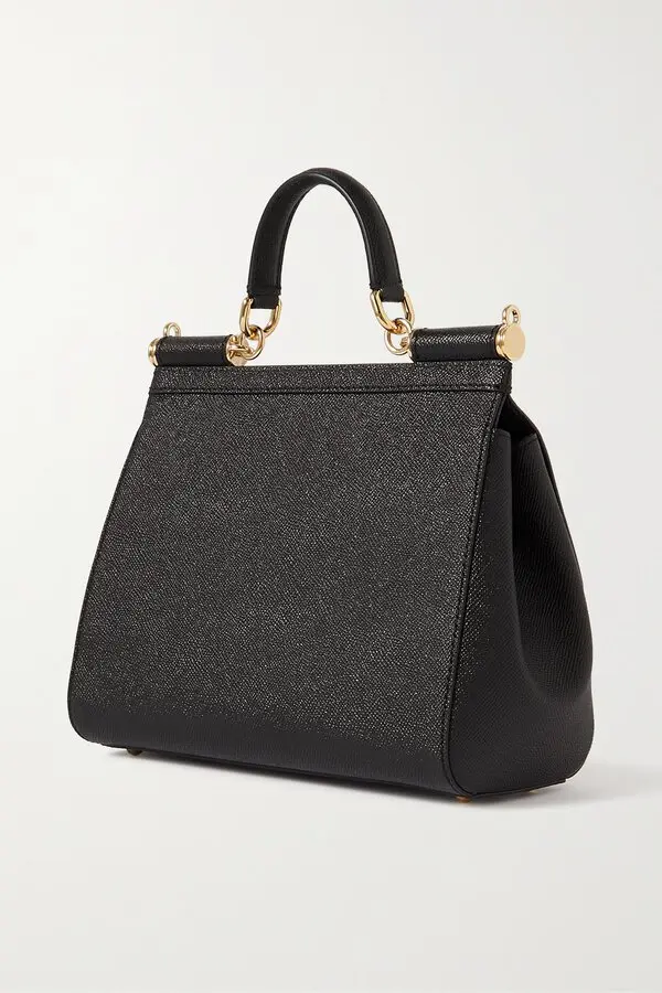 Dolce & Gabbana Sicily Textured-leather Tote