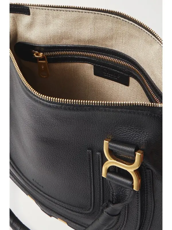 Chloé Net Sustain Marcie Medium Textured-leather Tote