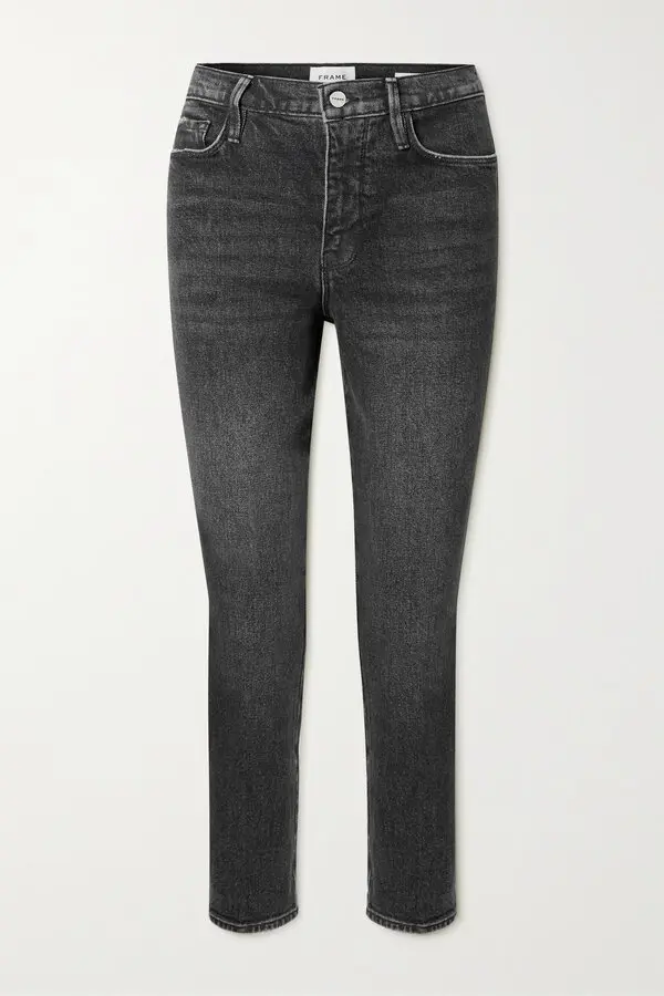 FRAME Le Sylvie High-rise Slim-leg Jeans