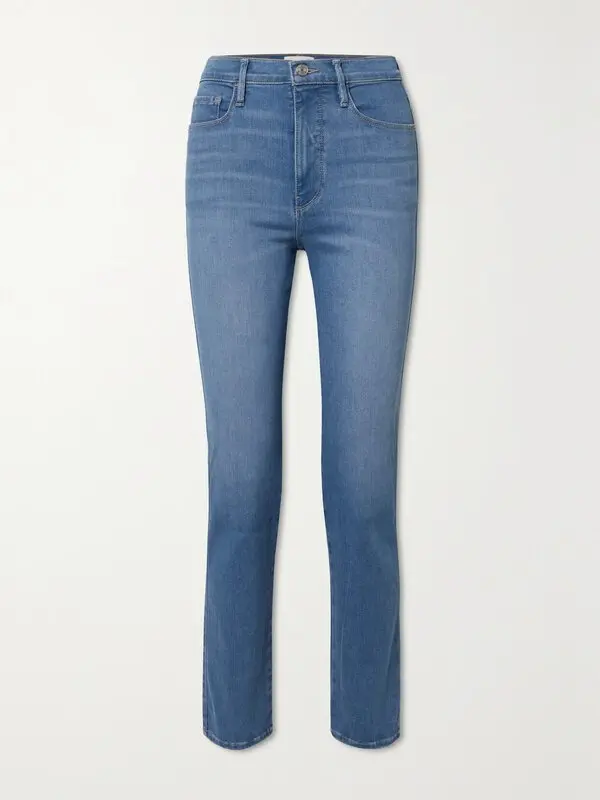 FRAME Le Sylvie High-rise Slim-leg Jeans