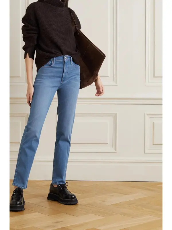 FRAME Le Sylvie High-rise Slim-leg Jeans