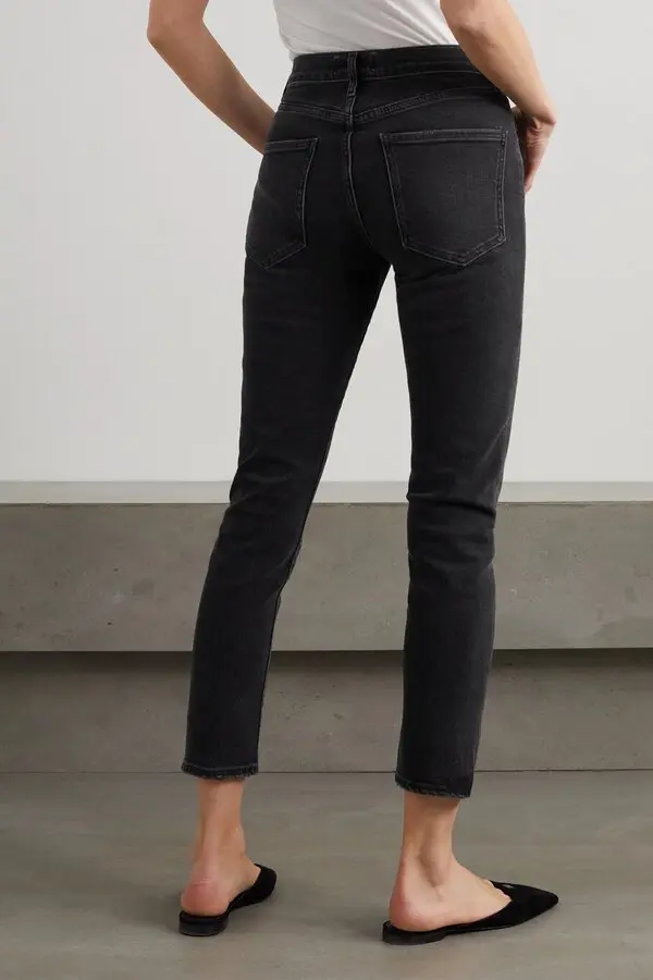 AGOLDE Net Sustain Toni Mid-rise Slim-leg Jeans