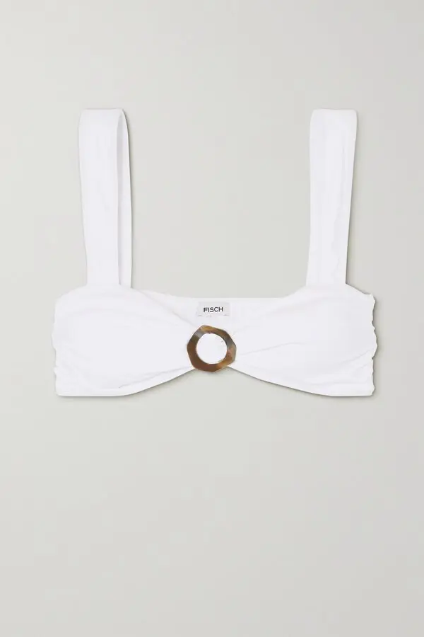 Fisch Net Sustain Papillon Embellished Bikini Top