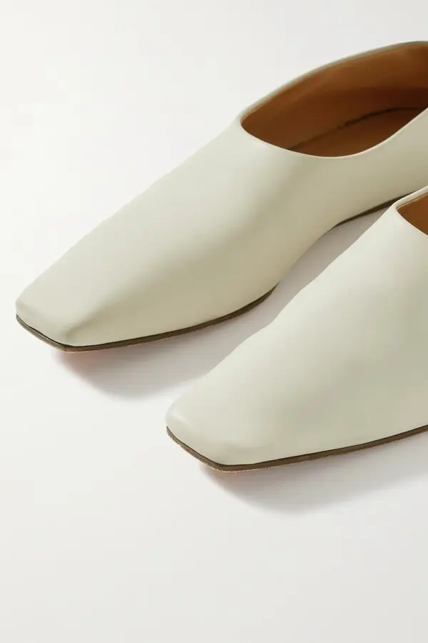 THE ROW Leather Ballet Flats