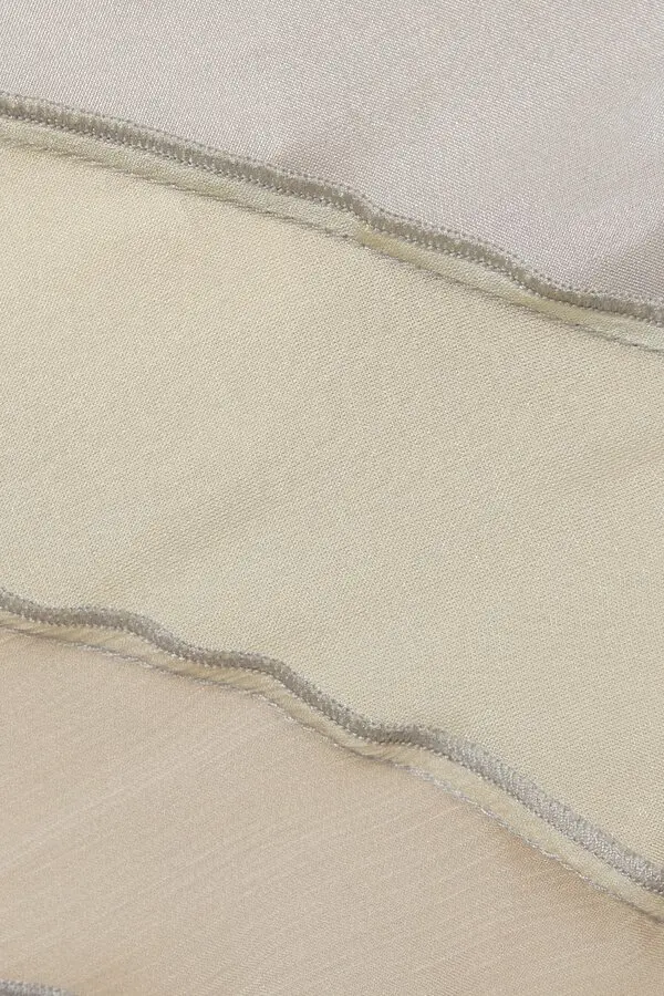 Acne Studios Asymmetric Paneled Silk-habotai Maxi Dress