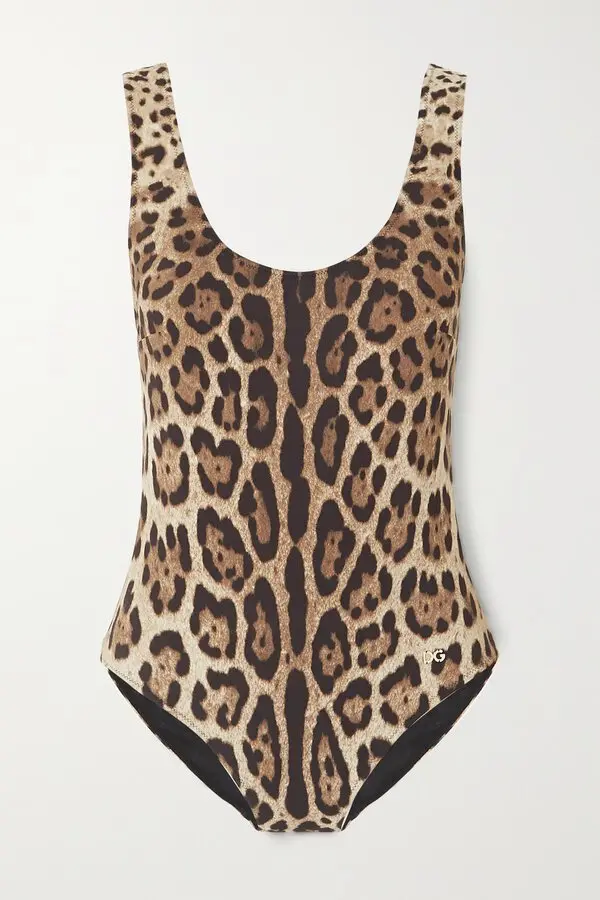 Dolce & Gabbana Leopard-print Swimsuit - Animal Print