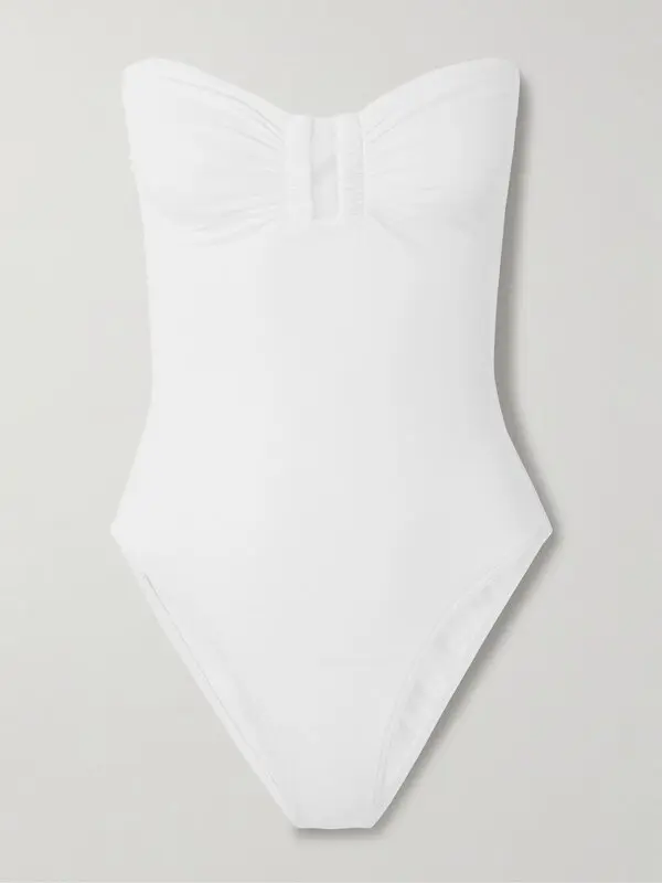 ERES Les Essentiels Cassiopée Bandeau One-piece Swimsuit - White