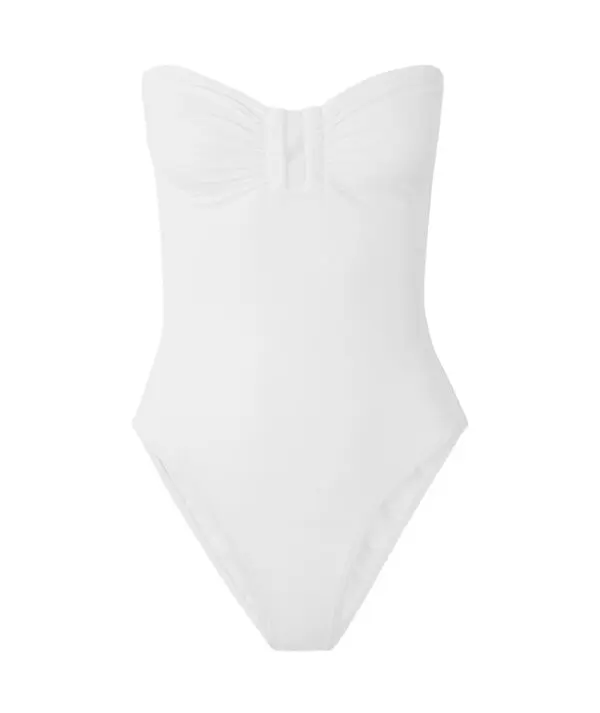 ERES Les Essentiels Cassiopée Bandeau One-piece Swimsuit - White