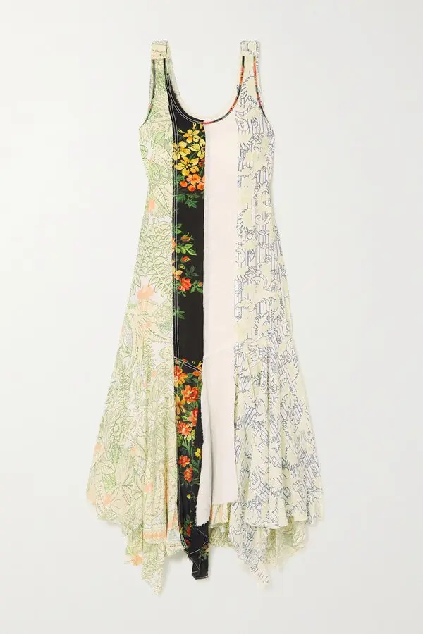 chinese dress ladies Belle Flower Patchwork Dress – Women's Floral Lace Long Maxi Dress, Backless Flowy Summer Outfit, L by Nordic Peace main image 0