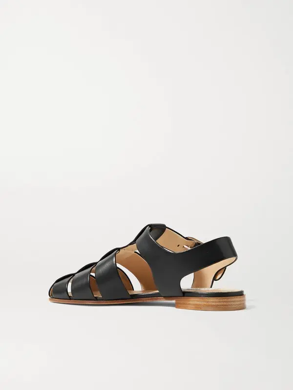 Gabriela Hearst Lynn Leather Sandals - Black