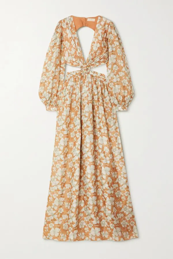 khaki satin maxi dress Freesia Formal Dress Khaki