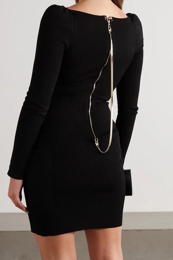AZ FACTORY Mybody Ribbed Mini Dress