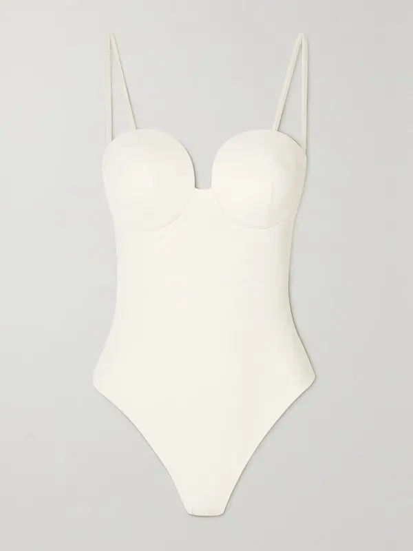 Magda Butrym Underwired Swimsuit - Neutrals