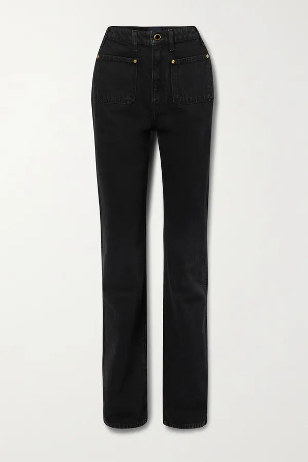 Khaite Isabella High-rise Straight-leg Jeans