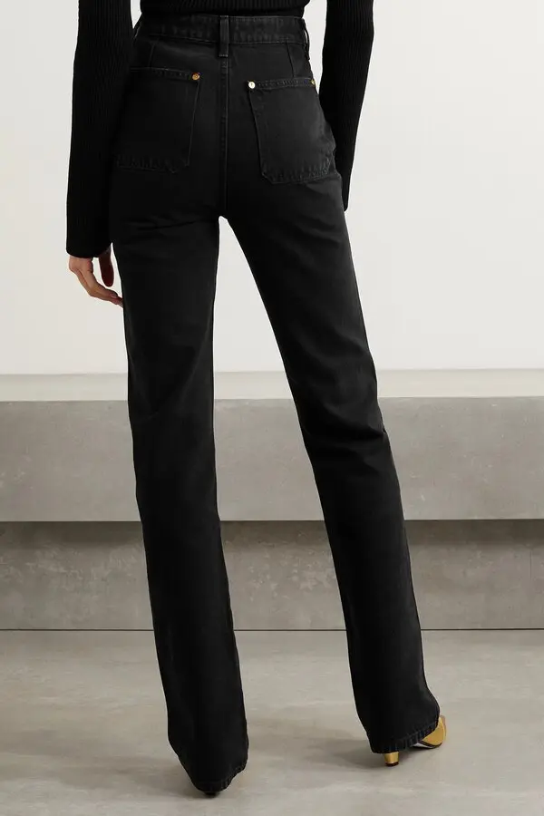 Khaite Isabella High-rise Straight-leg Jeans