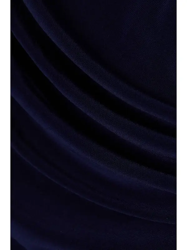 Norma Kamali Bill Mio Halterneck Swimsuit - Blue
