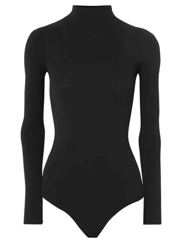 Commando Ballet Stretch-jersey Turtleneck Thong Bodysuit