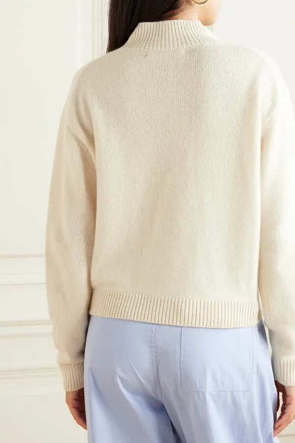 THE ELDER STATESMAN Cashmere Sweater - Ivory
