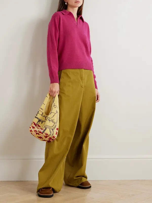 THE ELDER STATESMAN Cashmere Sweater - Pink