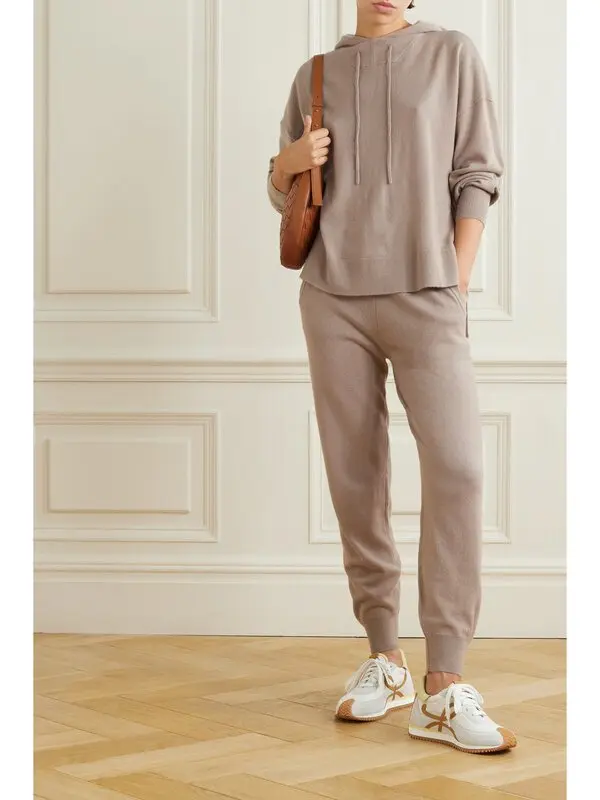 ALLUDE Cashmere Hoodie And Track Pants Set - Neutrals