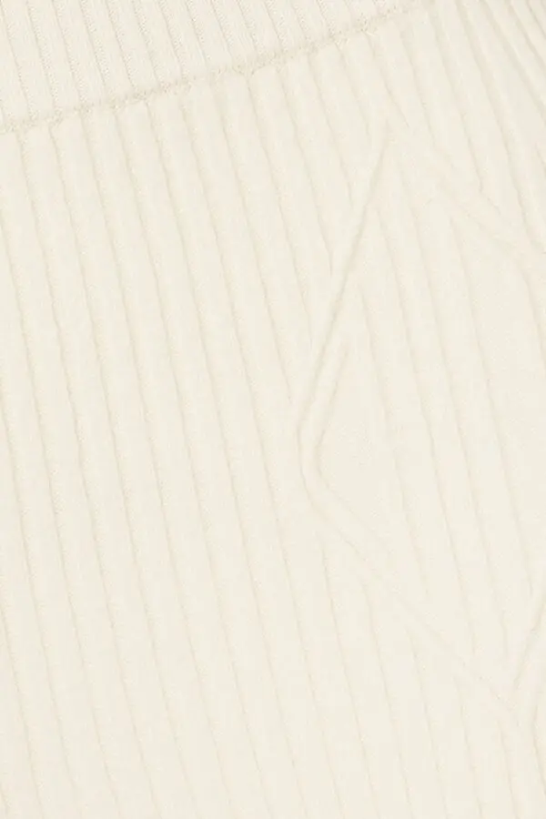 Chloé Ribbed Wool-blend Flared Pants