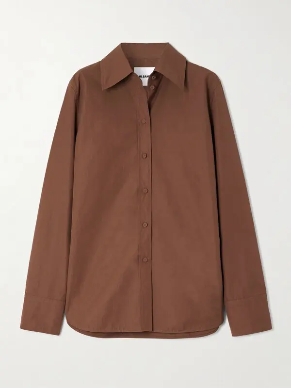 JIL SANDER Cotton-poplin Shirt