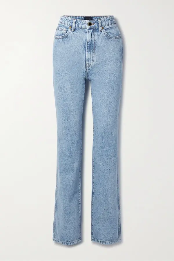 Khaite Danielle High-rise Straight-leg Jeans