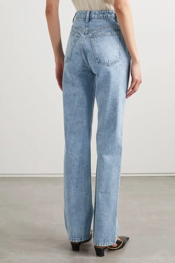 Khaite Danielle High-rise Straight-leg Jeans